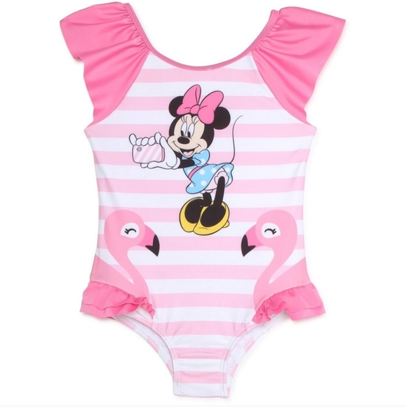 Disney | Swim | New With Tags 2m Minnie Mouse One Piece Swimsuit Brand ...